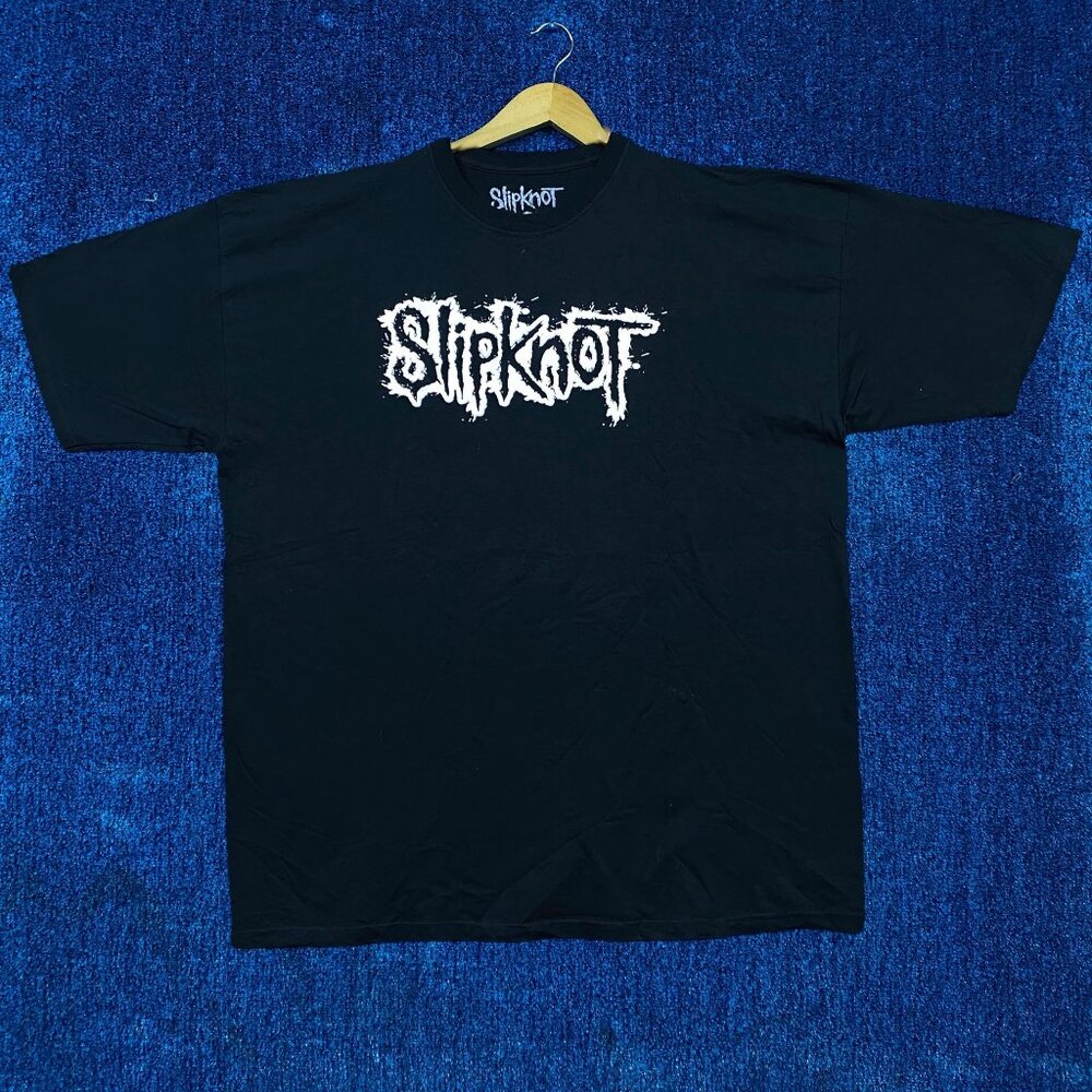 Slipknot Puffy Print Spellout & Band Logo Heavy Metal… - Gem